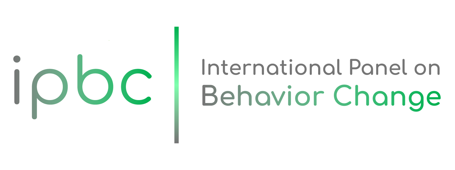 IPBC Home | International Panel on Behavior Change